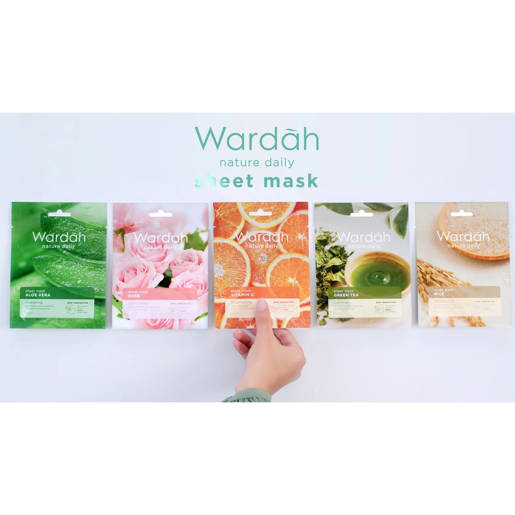 Jual Wardah Nature Daily Sheet Mask | Shopee Indonesia