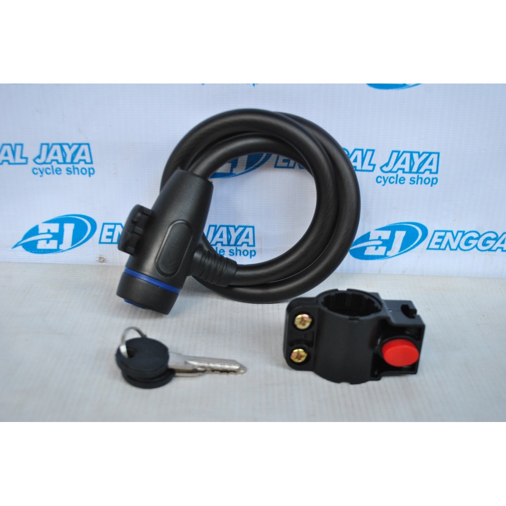 Jual Kunci Gembok Sepeda Pacific Lock Original - Kunci Gembok Spiral ...