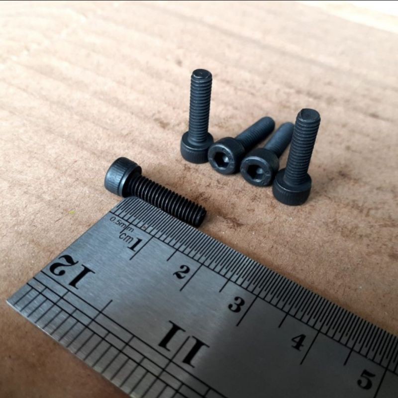 Jual BAUT L BAJA M4 X 16 / BAUT L M4 X 16 / BAUT L M4X16 BAJA HITAM ...
