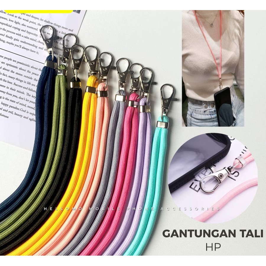 Jual Tali Gantungan Hp Sling Kalung Leher Strap Case Handphone ...