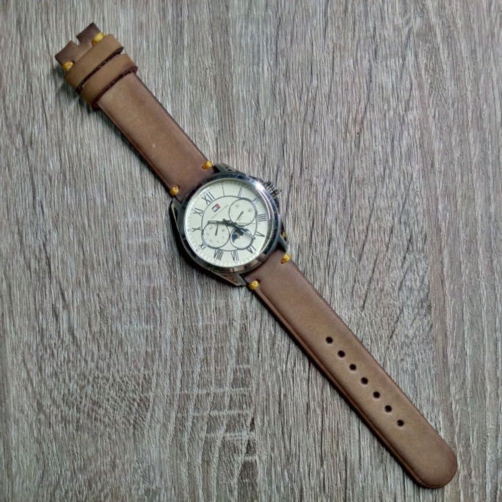 Jual Tali Jam Kulit Handmade Tipe Padded | Shopee Indonesia