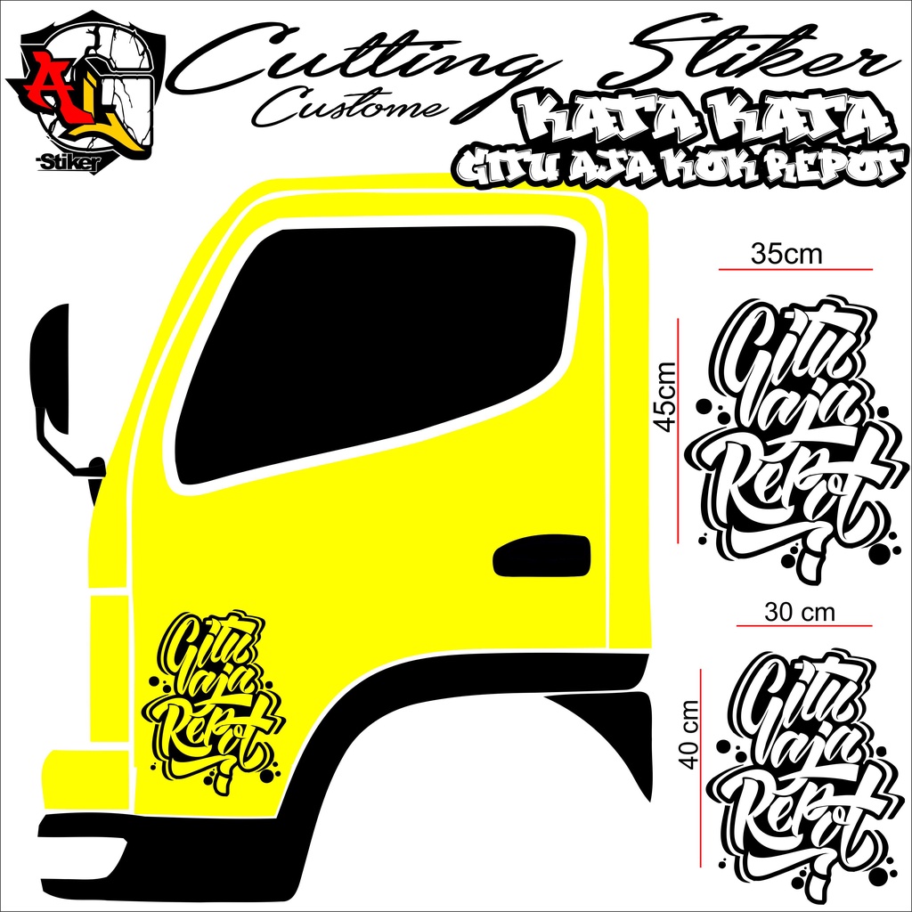 Jual STIKER/STICKER/CATING/CUTTING/SC 085/STIKER PINTU CANTER/STIKER ...
