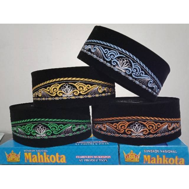 Jual Peci motif batik bordir computer songkok nasional anak dewasa ...