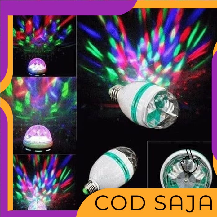Jual Alat lampu Disco hias otomatis full warna cerah led INDOOR hias ...