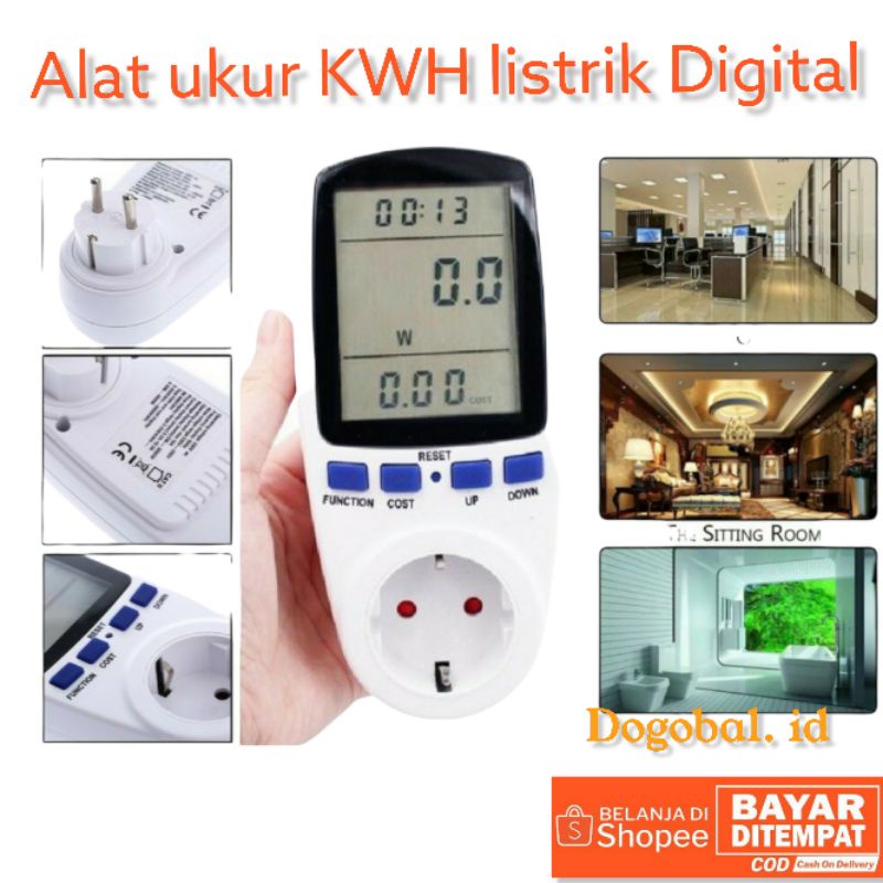 Jual Kwh meter digital Alat pengukur daya listrik digital Alat ukur kwh listrik digital | Shopee ...