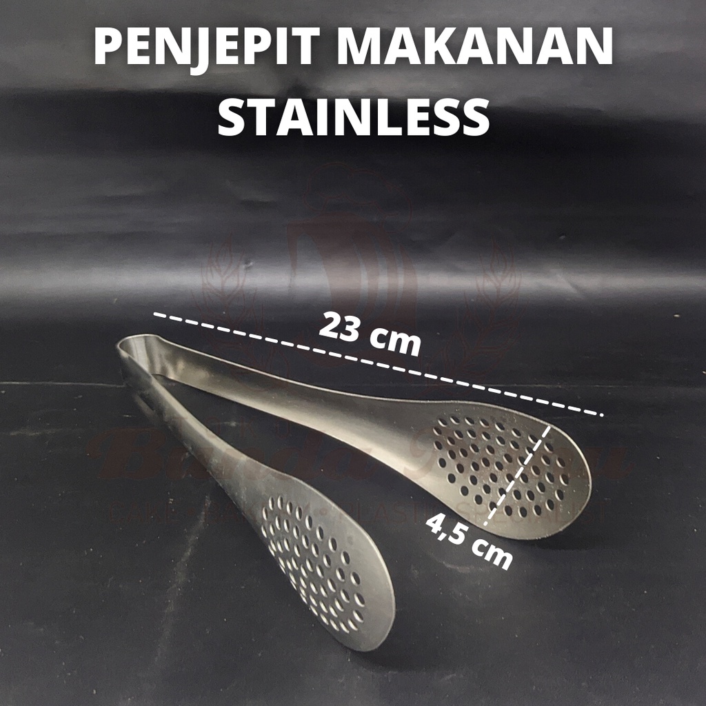 Jual Penjepit Makanan Stainless/ Capitan Makanan Stainless Serbaguna ...
