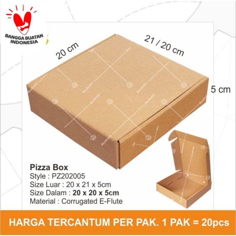 Jual Boks box pizza boks souvenir kardus pizza | Shopee Indonesia