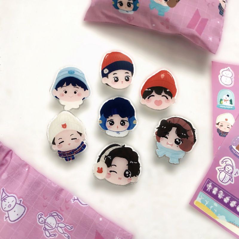 Jual BTS WINTER EDITION SATUAN (GRIPTOK, STICKERS) | Shopee Indonesia