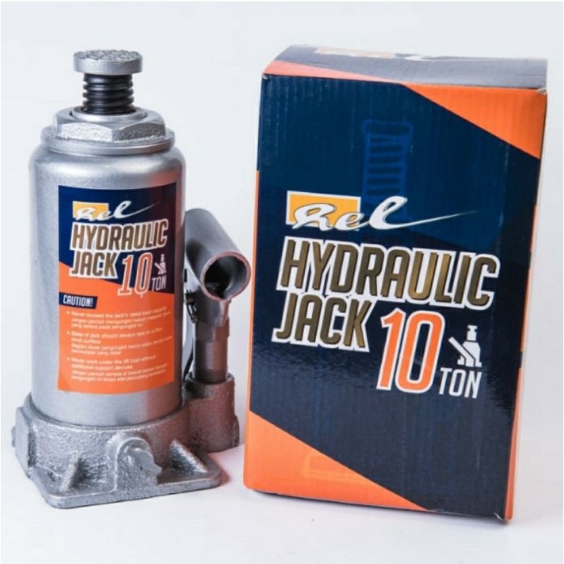 Jual REL Dongkrak Botol / Hydraulic / Hidrolik Jack Botol 10 Ton ...