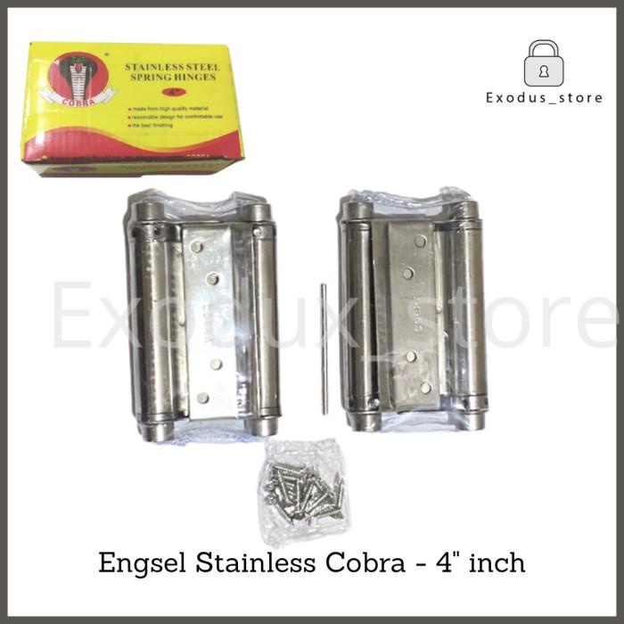 Jual Spring / Engsel Pintu Stainless Coboy / Koboi Cobra 4" Inch ...