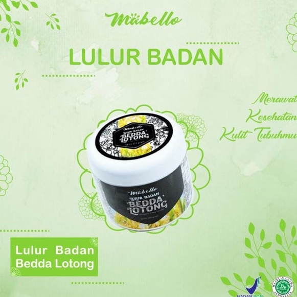 Jual Mabello Bedda Lotong Shea Butter Lulur Badan | Sabun Hitam ...