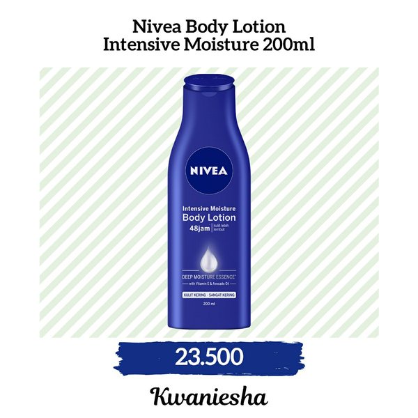 Jual Nivea Intensive Moisture Body Lotion 200ml | Shopee Indonesia
