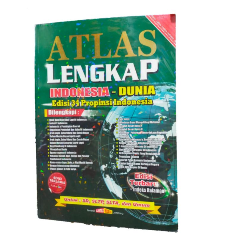 Jual ATLAS LENGKAP INDONESIA - DUNIA | Shopee Indonesia