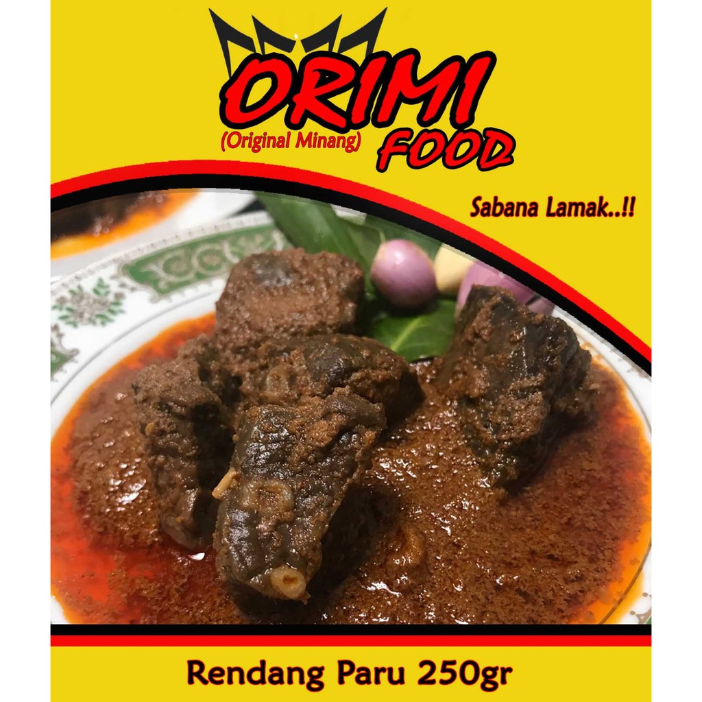 Jual Rendang Paru ORIMI 250g - 500gr -1000gr | Shopee Indonesia