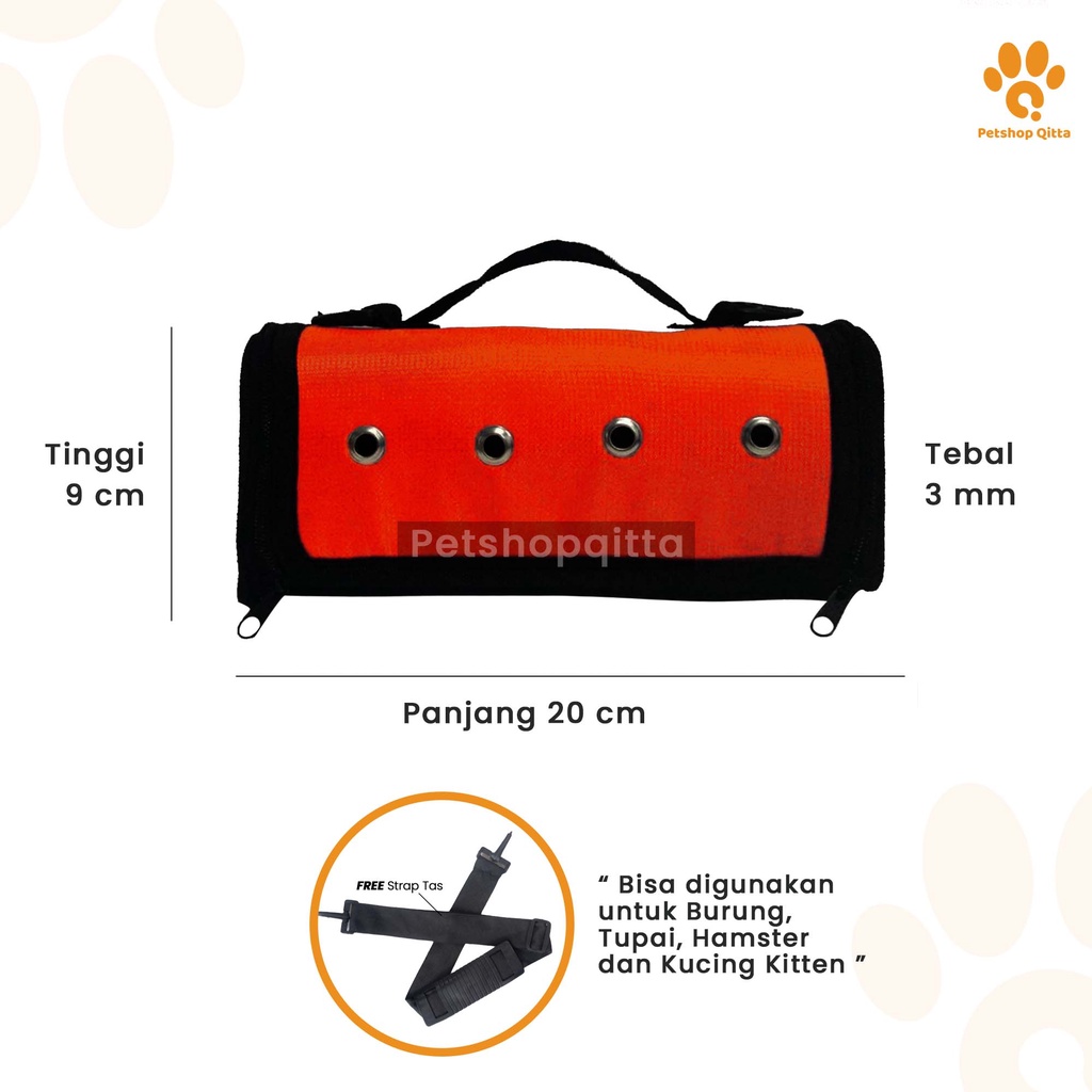 Jual Tas Untulan Burung Ocehan/Tas Hewan Peliharaan/Hamster ...