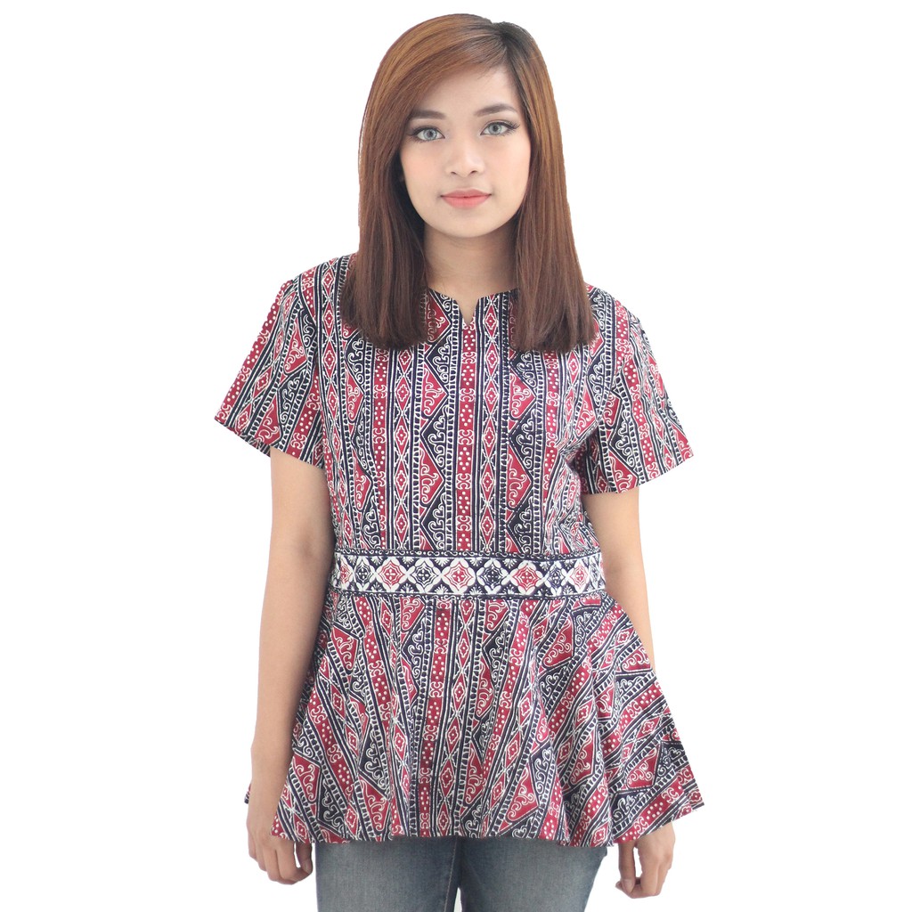 Jual Model Baju Batik Wanita Blouse Rok Motif Ulos Berkualitas - Zallatra X8 | Shopee Indonesia