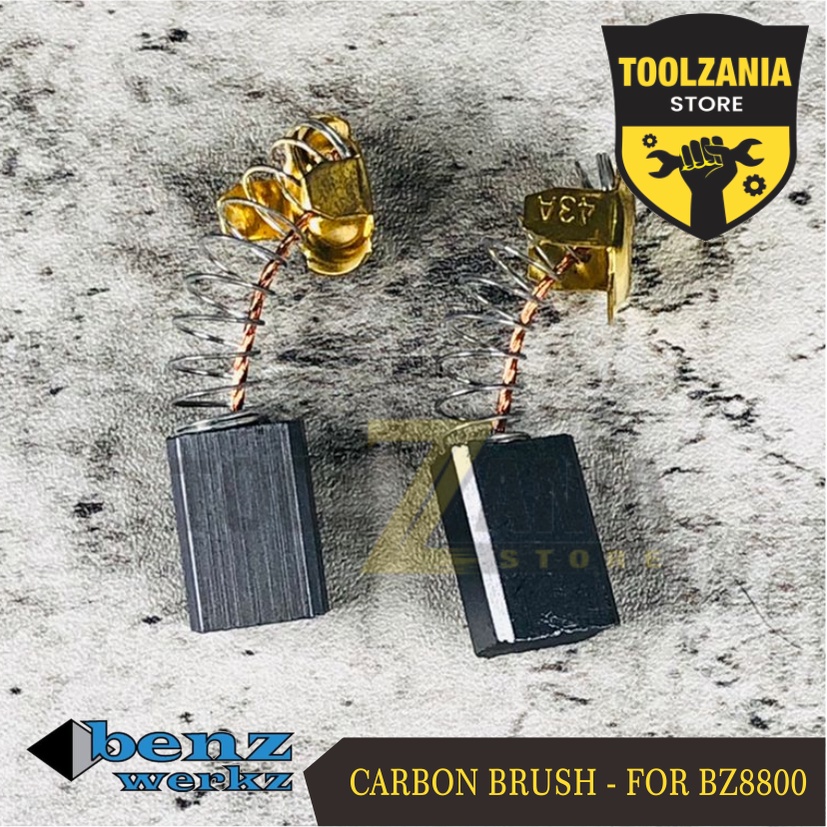Jual Carbon brush untuk mesin circular saw merk benz werkz tipe BZ-8800 | Shopee Indonesia