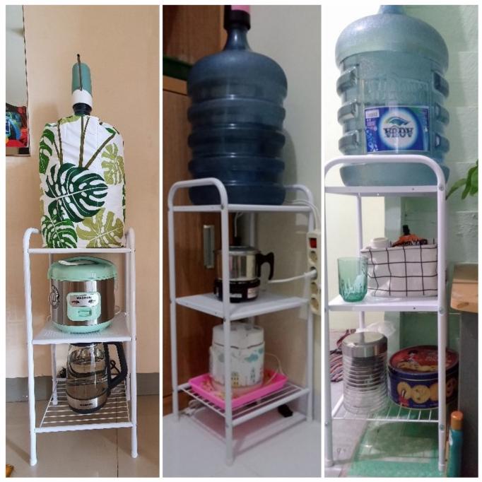 Jual informa Storage Shelf Rak besi minimalis 3 tingkat serbaguna Rak ...