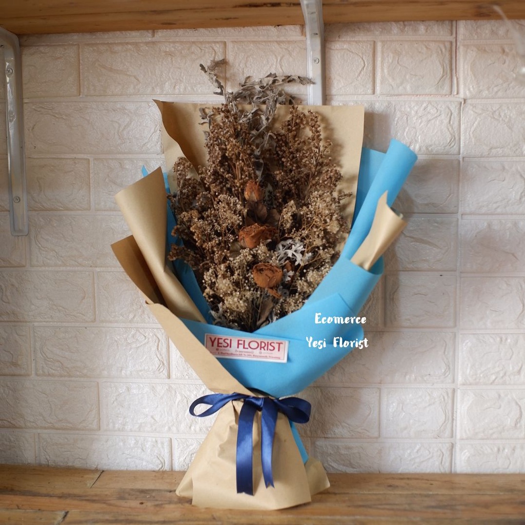 Jual buket bunga kering Semarang || DRIED FLOWER || DRY FLOWER ...