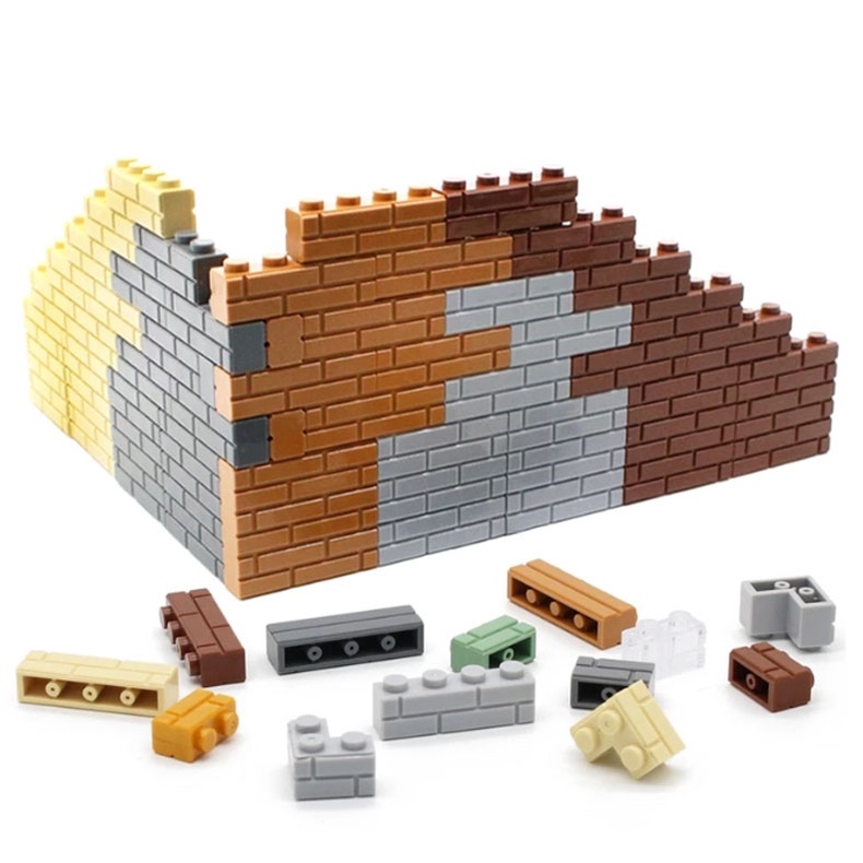 Jual 10 Psc Mainan Bricks/Balok Bangunan Dinding | Shopee Indonesia