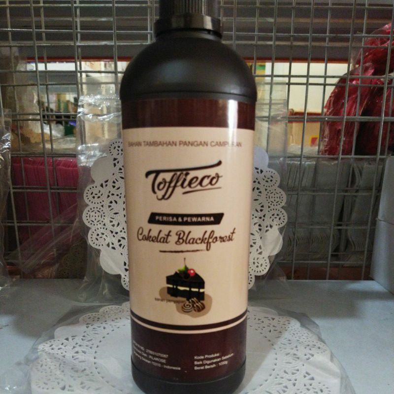 Jual Toffieco pasta perisa 1 liter (vanilla butter, choco blackforest ...