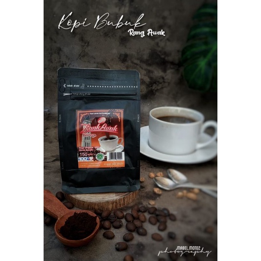 Jual Kopi Rang Awak, Kopi Hitam Bubuk khas Ranah Minang, Kopi Bubuk ...