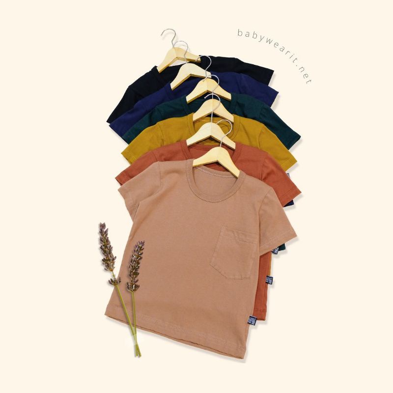 Jual LITTLE DAAN - Kaos Anak Polos Earth Tone by Babywearit Kids Mate ...