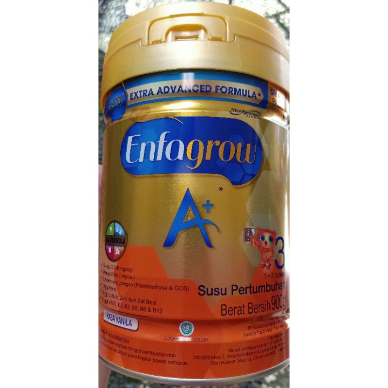 Jual Enfagrow A+ 3 900gr Susu Formula Pertumbuhan Bayi Anak Balita ...