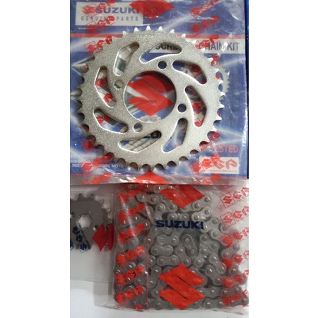 Jual gearset gear paket rantai smash lama, smash baru, titan, shogun ...