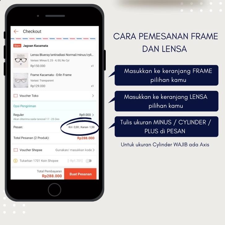 Jual Best - Lensa Supersin Lensa Optik Normal/minus/cylinder/plus | Shopee Indonesia