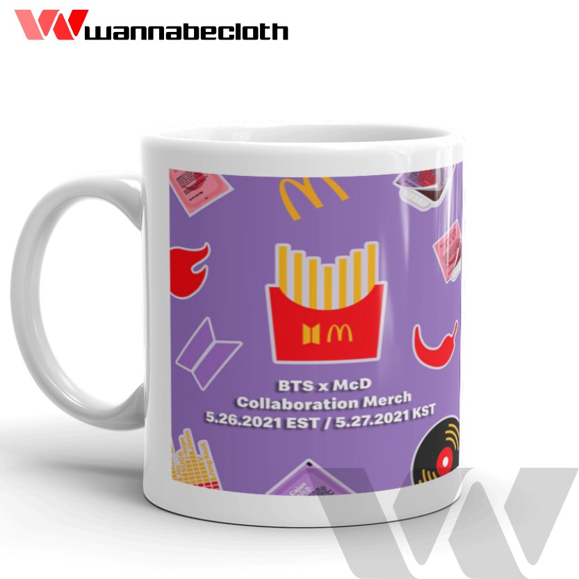 Jual Mug BTS Meal Cetak Gelas Mug Custom Mug Satuan Cetak Mug Souvenir ...
