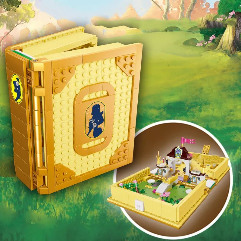 Jual Brick Building Block Disney Belle Mulan StoryBoox Adventures 11642 ...