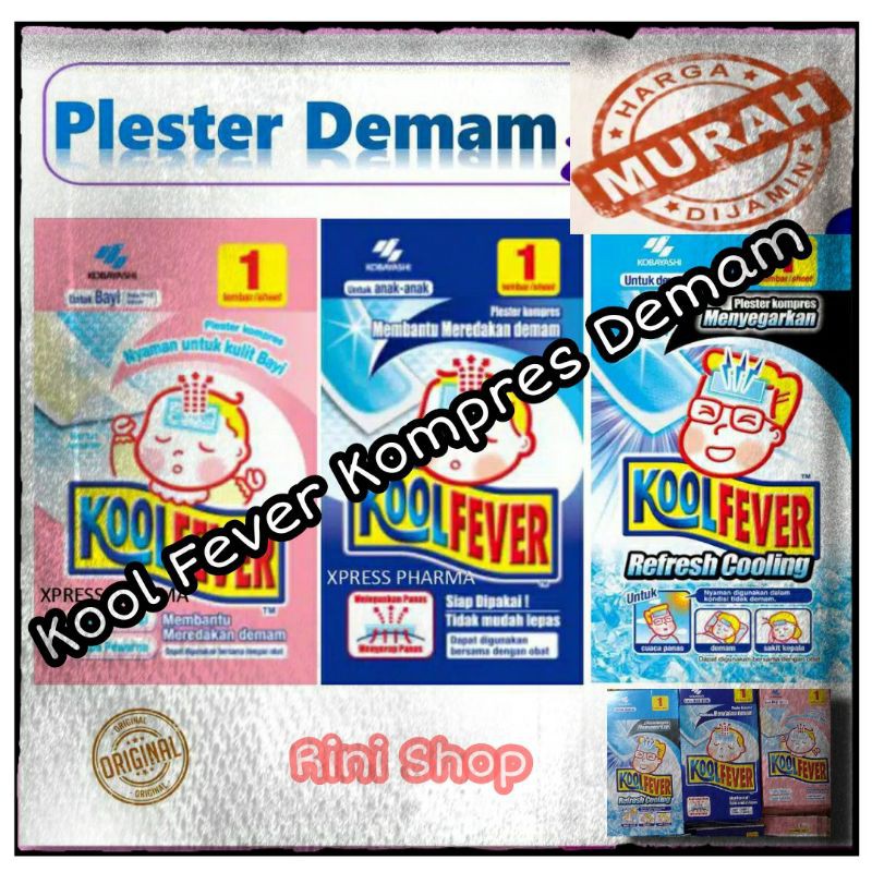 Jual Kool Fever - Plester Kompres Byebye Demam Koolfever Cool Kol Col Cold | Shopee Indonesia