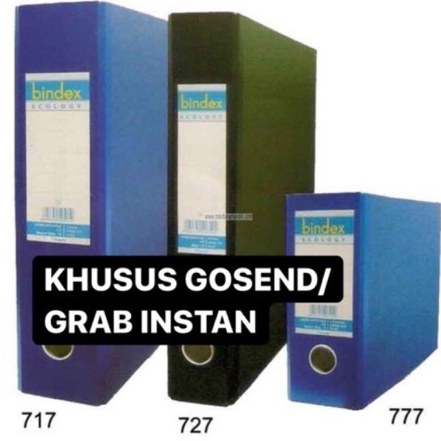 Jual ORDNER BINDEX 717 FOLIO / 727 / LEVER ARCH FILE / BNDEX 727 ...