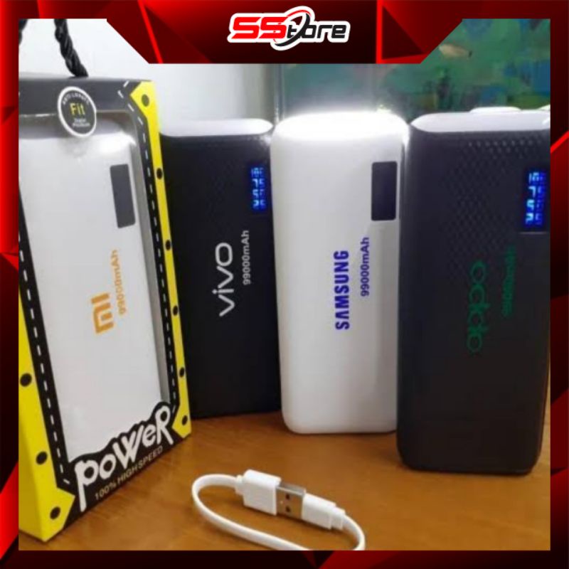 Jual POWER BANK 99000MAH Branded | Shopee Indonesia