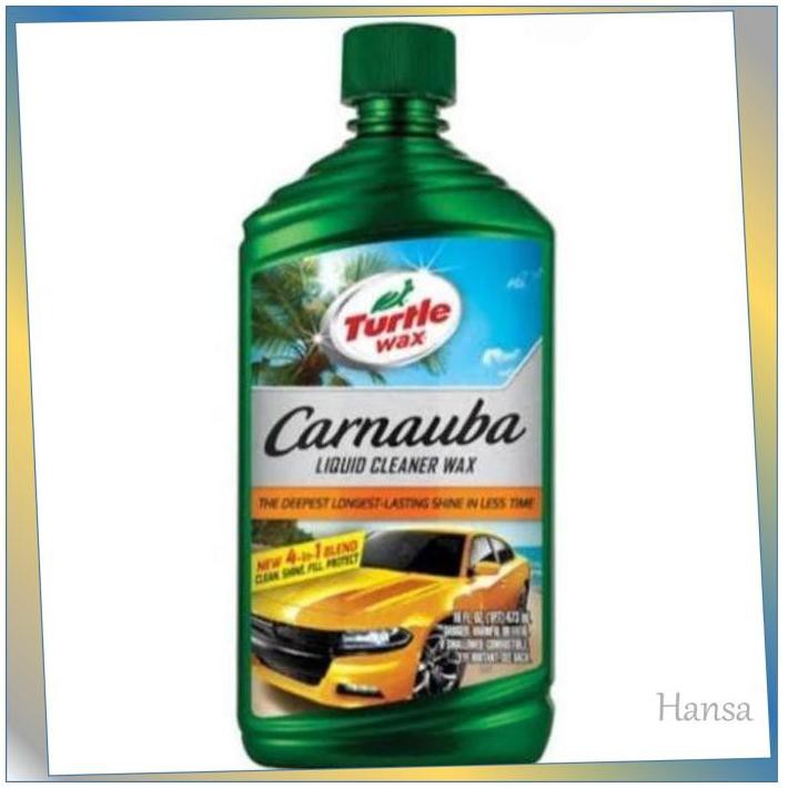 Jual Turtle Wax Carnauba Liquid Cleaner Wax Protection New 4 In 1 Blend ...