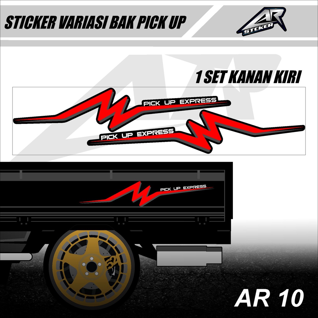 Jual Stiker Bak Pick Up Sticker Striping Lis Body Pick Up GRAND MAX ...
