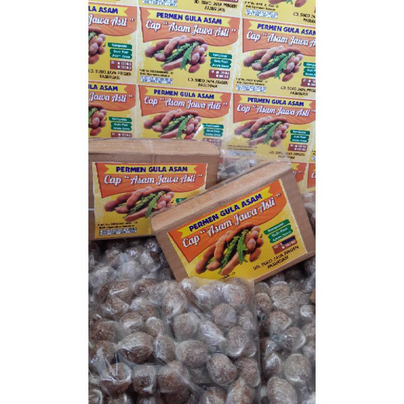 Jual Permen Asem Jawa, Tradisional,Jajan Jaman Jadul | Shopee Indonesia