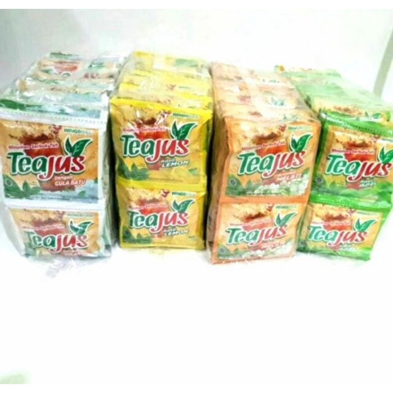 Jual Teajus gula batu 1 pack (60 sachet) | Shopee Indonesia