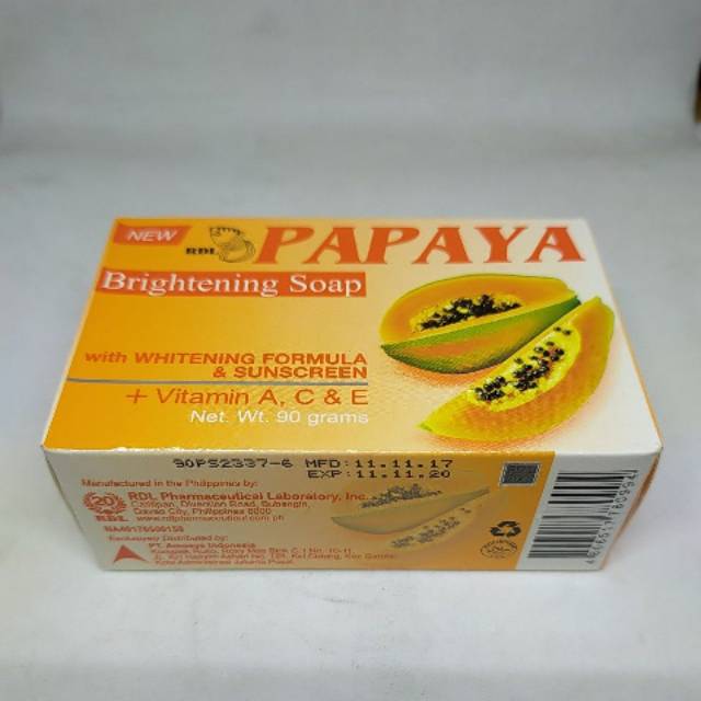 Jual RDL pepaya original sabun wajah brightening soap original filipina ...