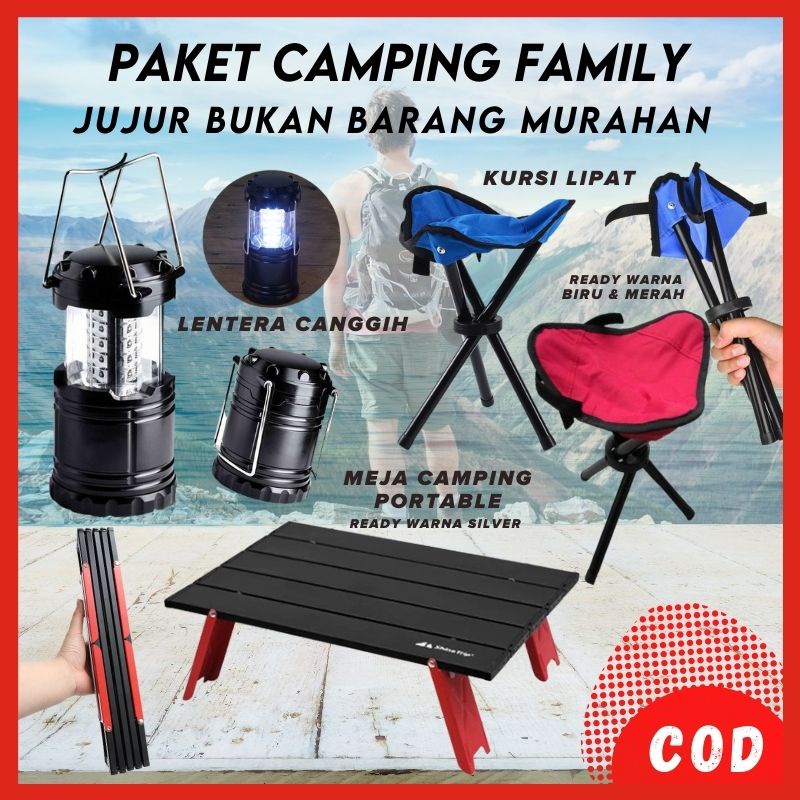 Jual Paket Perlengkapan Alat Camping Piknik Pendakian Gunung Lampu ...