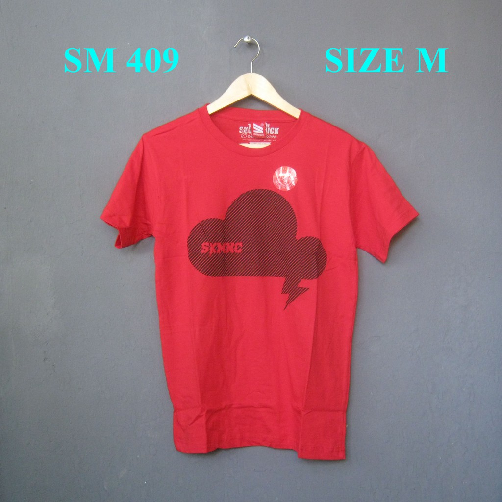 Jual SM409 Baju Kaos Distro SKUMANICK Motif Awan Merah Desain Petir ...