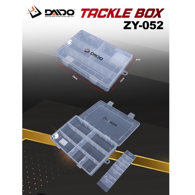Jual Box utk peralatan pancing ikan / Tackle box daido zy 052 | Shopee Indonesia