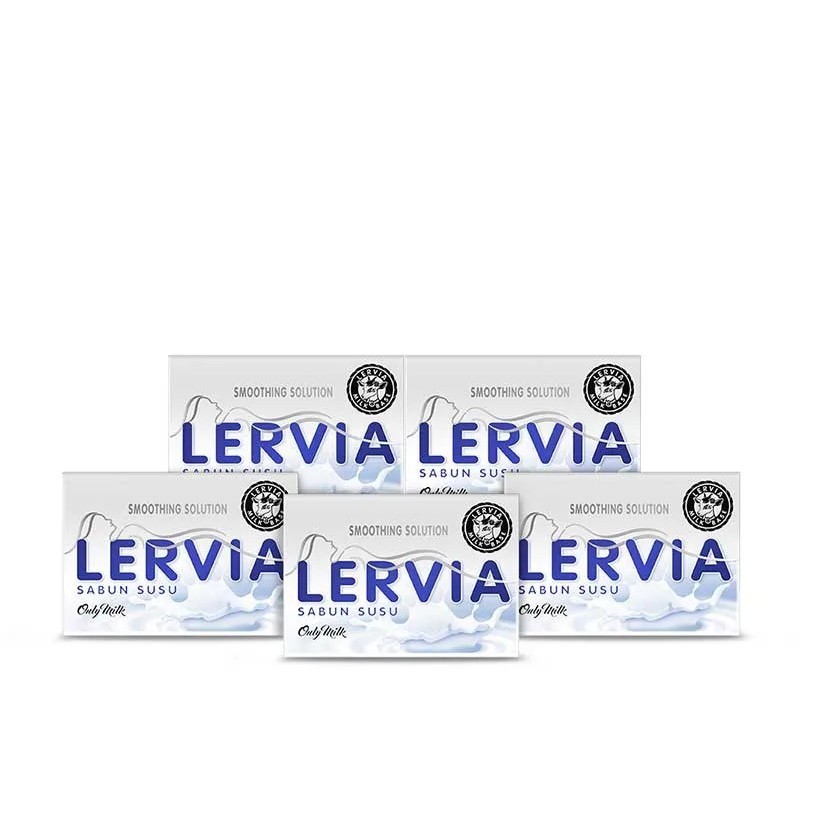 Jual Lervia Only Milk Sabun Batang 90g isi (5pcs) | Shopee Indonesia