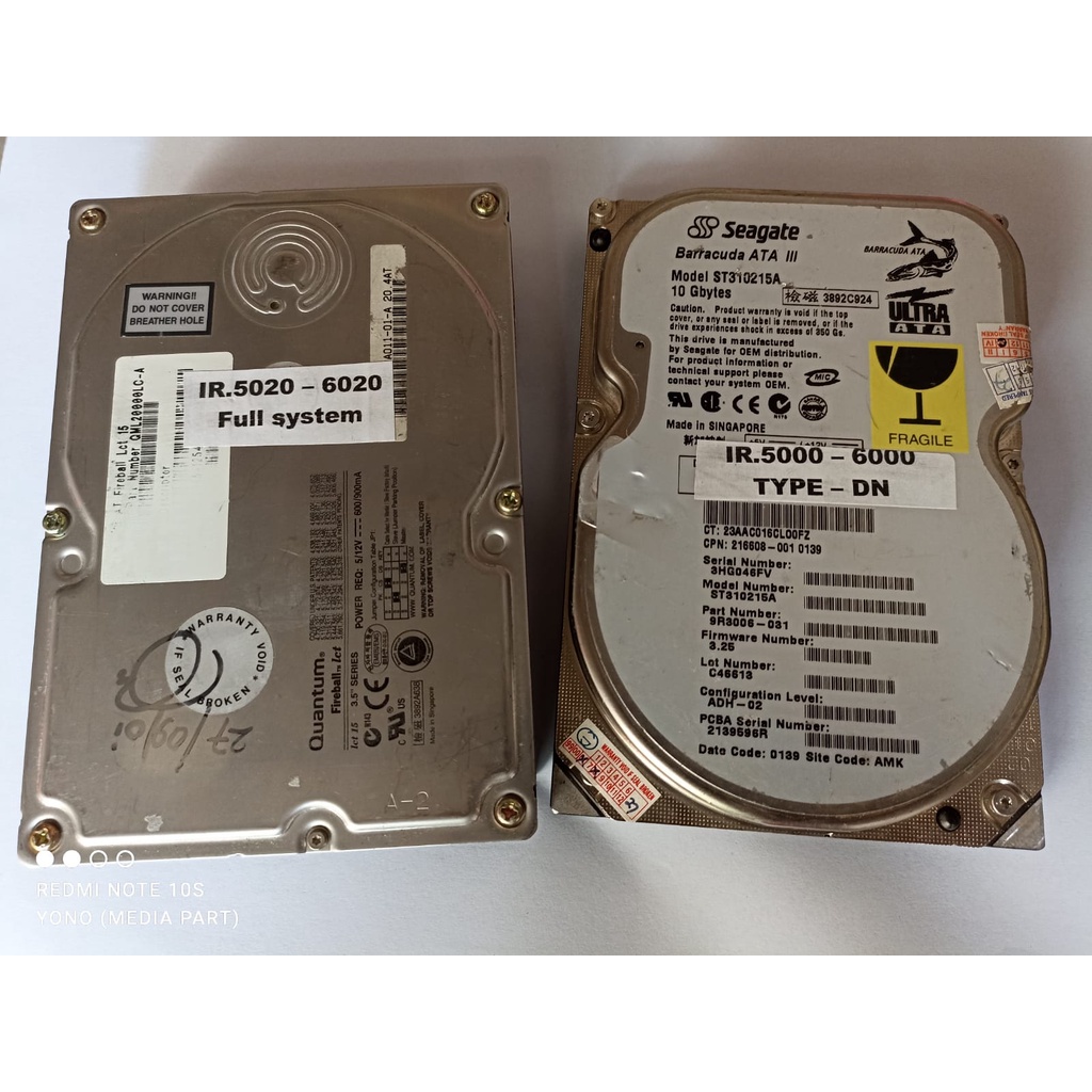 Jual HARDISK IR 5000 / IR 6000 / IR 5020 / IR 6020 / IR 5000i / IR ...