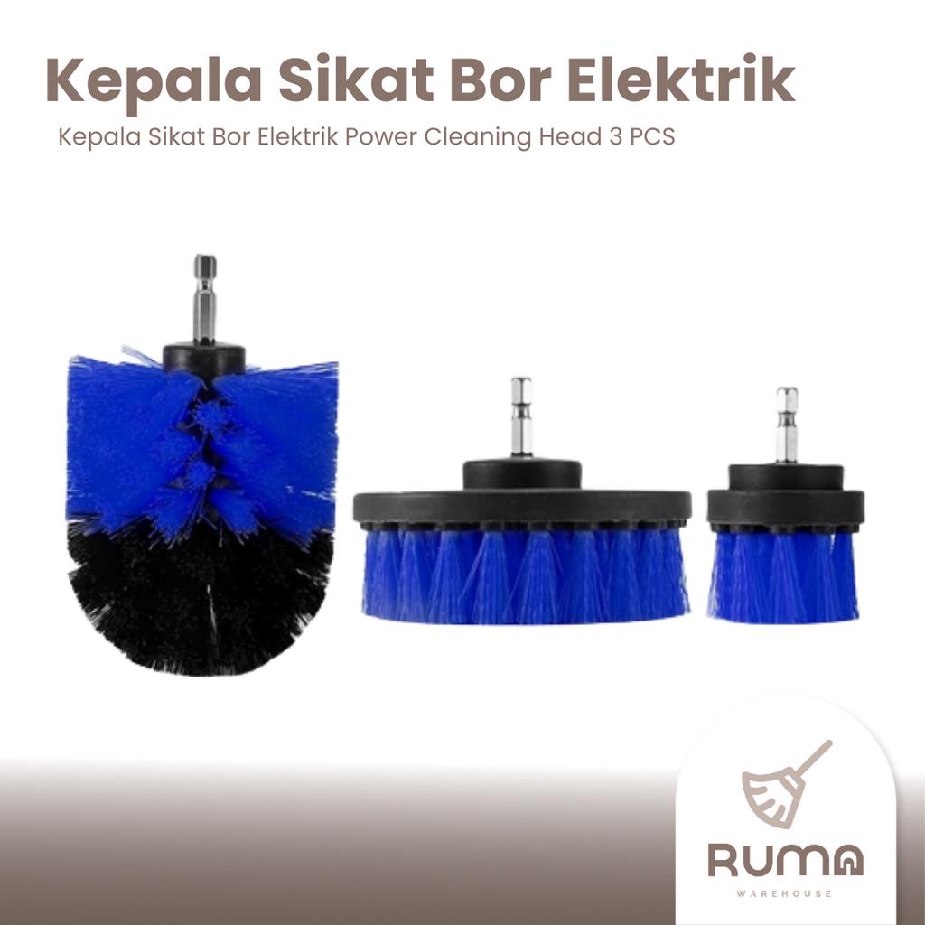 Jual KEPALA SIKAT BOR ELEKTRIK Cordless Drill Brush Alat Pembersih ...