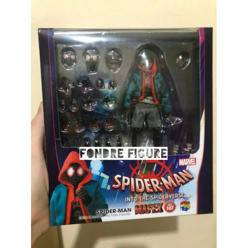 Jual ORIGINAL MAFEX 107 SPIDERMAN MILES MORALES INTO THE SPIDER MAN ...