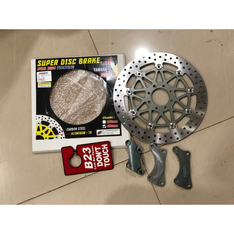 Jual Disk brt 300mm yamaha jupiter z x1 mx floating piringan cnc carbon ...