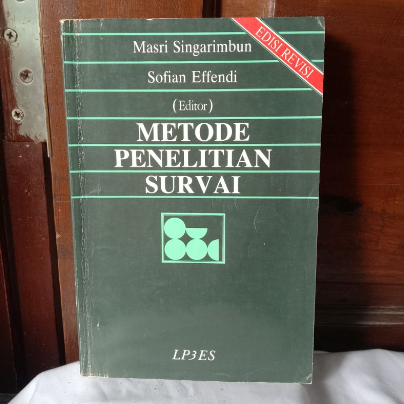Jual METODE PENELITIAN SURVAI EDITOR MASRI SINGARIMBUN & SOFIAN EFFENDI | Shopee Indonesia