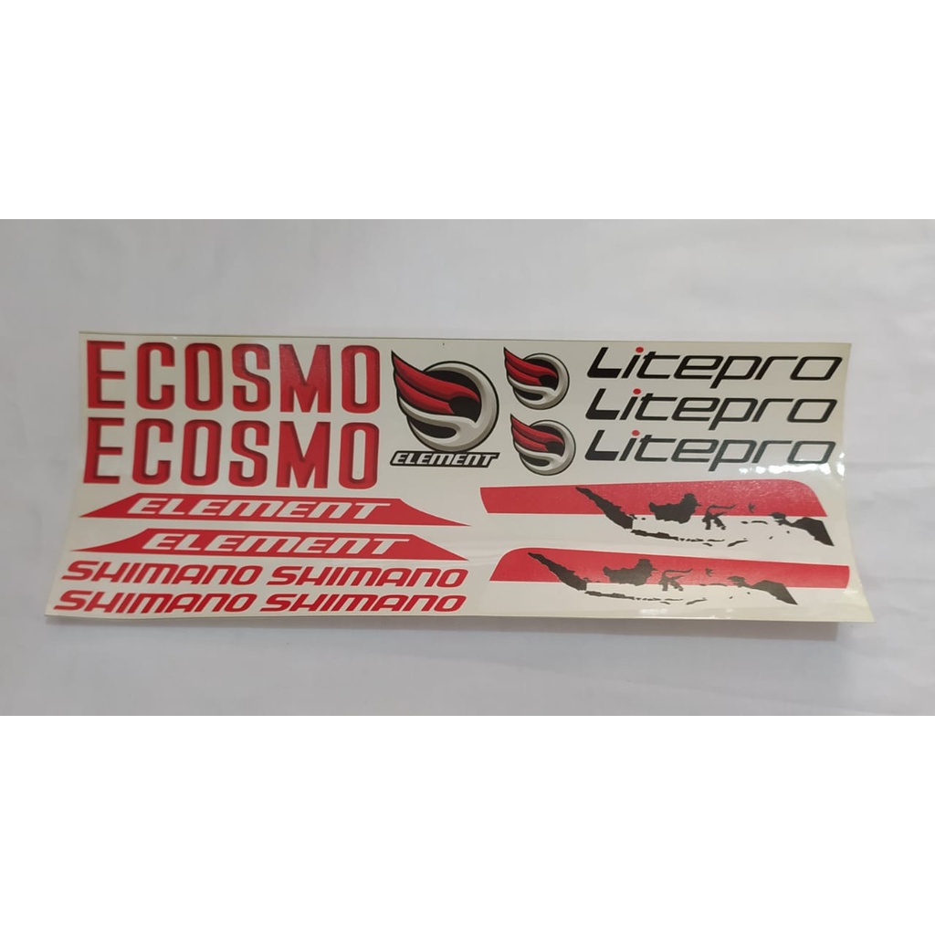 Jual sticker Sepeda ECOSMO | Shopee Indonesia